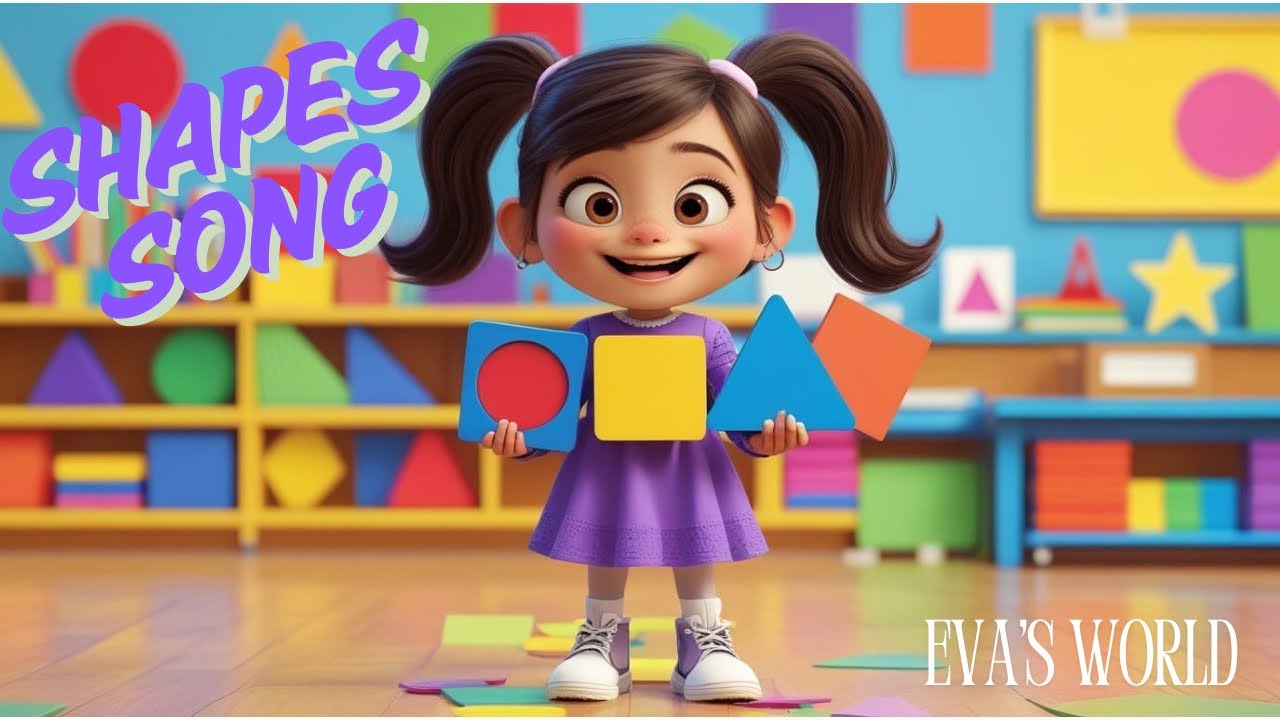 Shapes song! | Eva’s World |Fun Learning for Kids |#kidssongs#shorts#shapes - YouTube