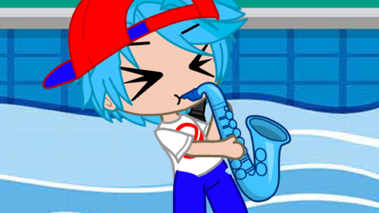 Boyfriend Playing a Saxophone In The Pool - YouTube