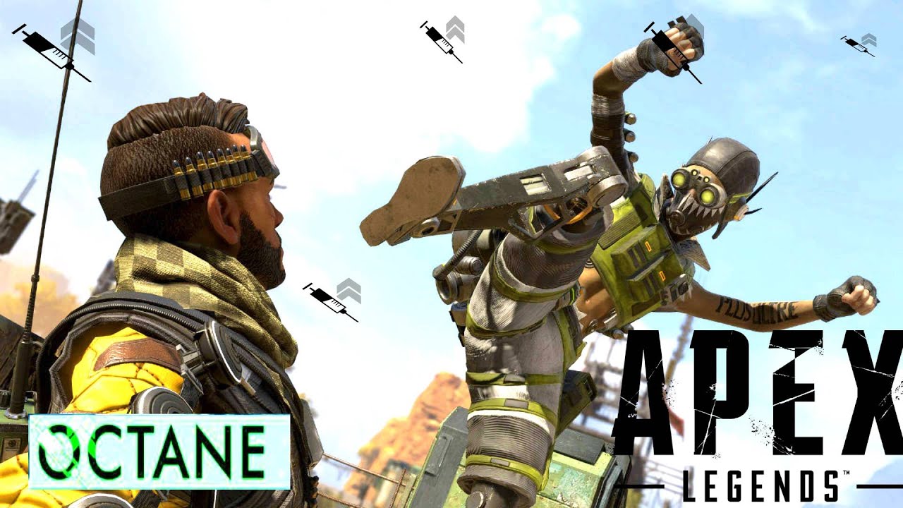 Apex Legends Octane Moments *Race you to the LZ* - YouTube
