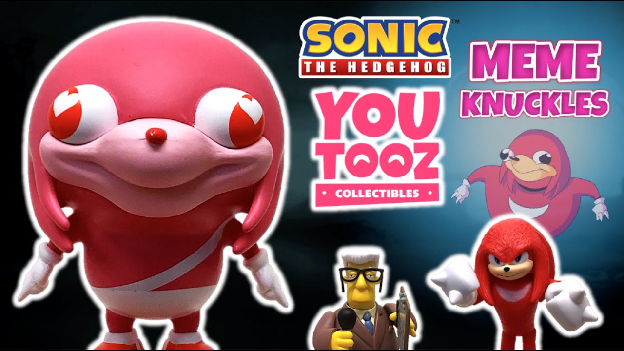 Figura del MEME de KNUCKLES - Edición: SAN VALENTÍN | Colección YouTooz Sonic - TOY SHOTS (2023 ...