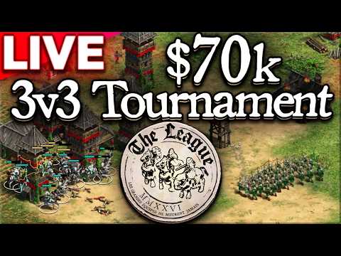 $70k 3v3 Group Stage! THE LEAGUE! (Hosted by @daniela_aoe )