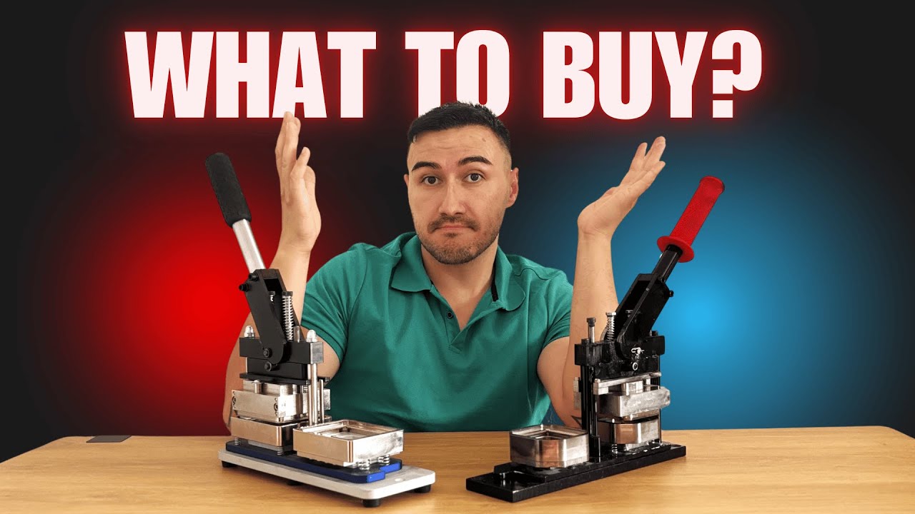 What to Buy: Best Machine Press For Photo Fridge Magnets - YouTube