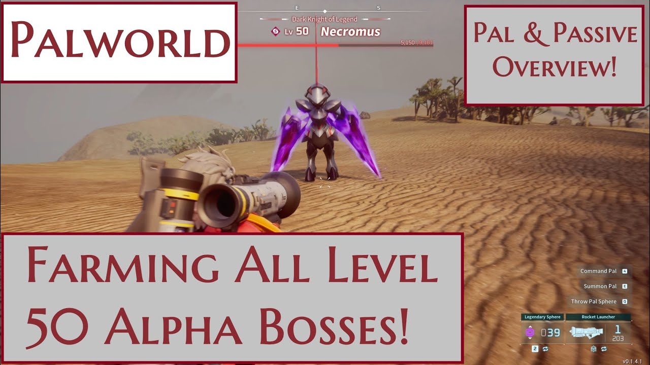 Killing All Level 50 Alpha Bosses! | Palworld - YouTube
