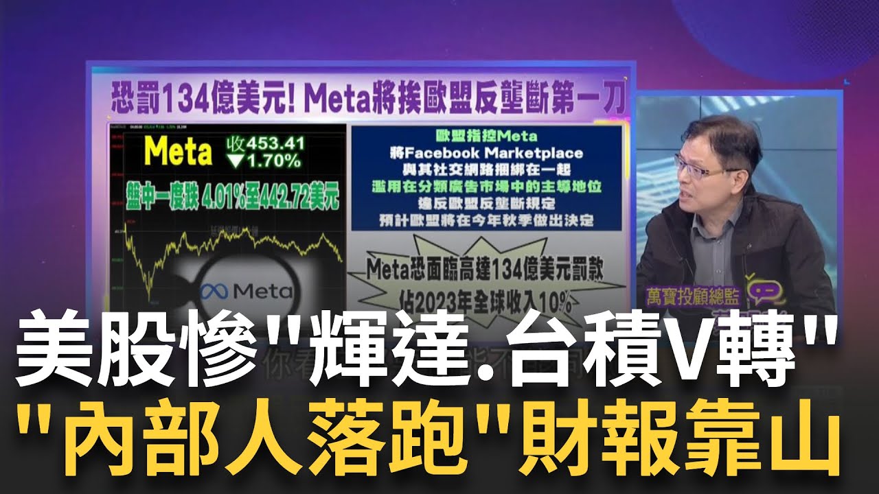 Meta恐將挨歐盟反壟斷首刀!134億美元科技公司最高?劍指谷歌?OpenAI推AI搜尋SearchGPT!可連結ChatGPT｜陳斐娟 主持｜20240727｜ 關我什麼事 feat.蔡明彰 ...