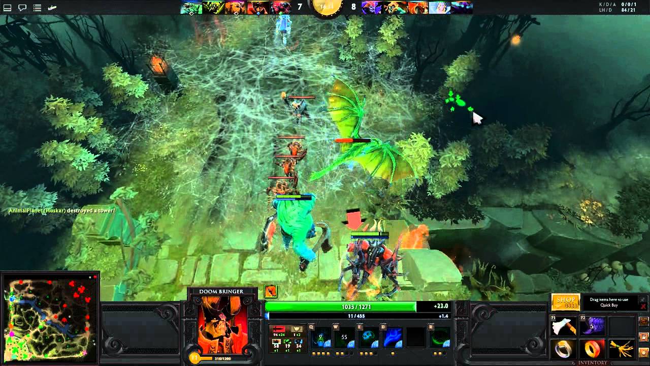 Let's Play DOTA 2 Beta Match: Doom Bringer - YouTube