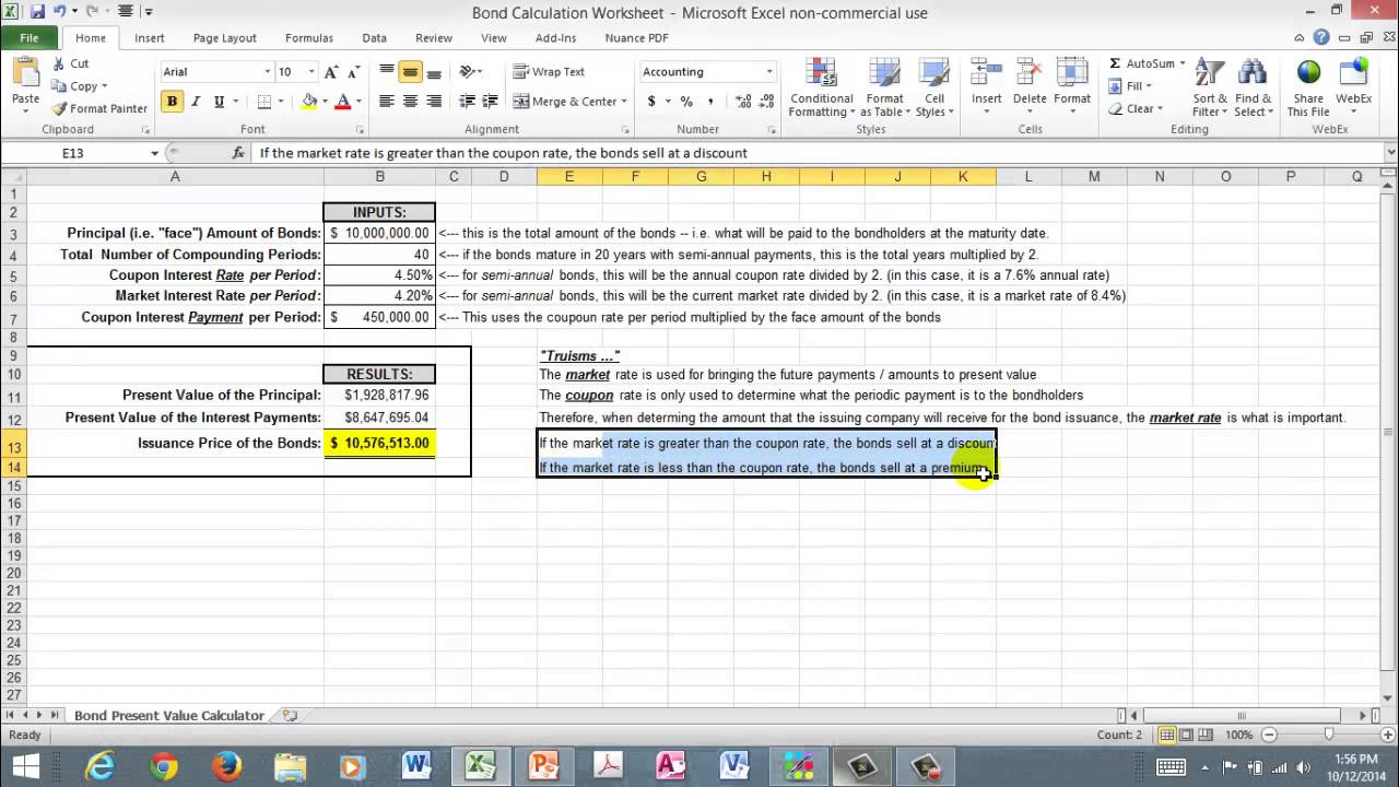 Bond Valuation Using Excel YouTube bond-valuation-using-excel-youtube