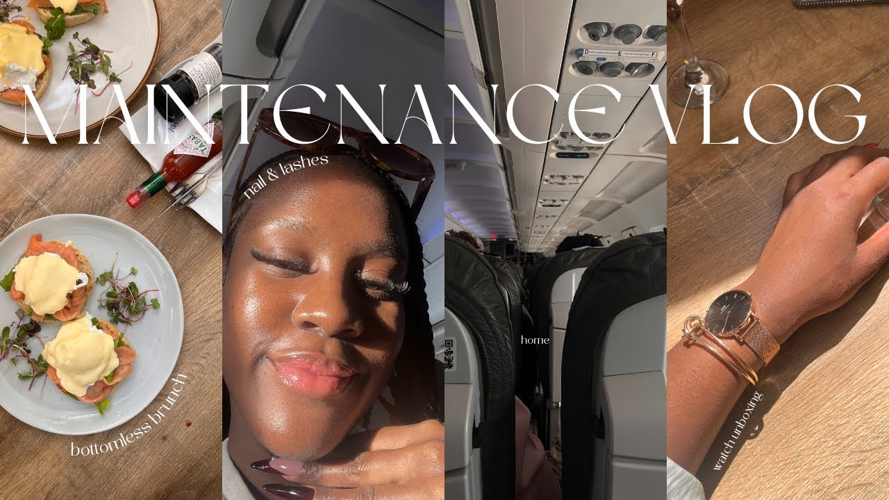 DECEMBER MAINTENANCE VLOG🎀 hair + nails + lashes + bottomless brunch🥂 ...