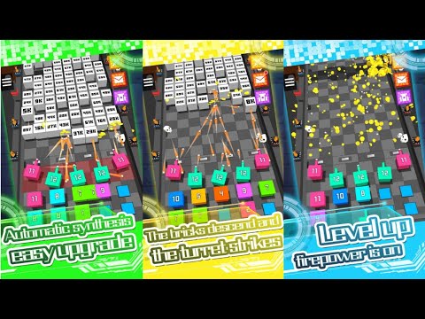 Super Brick Breaker - Idle Tower Defense Game Android Gameplay