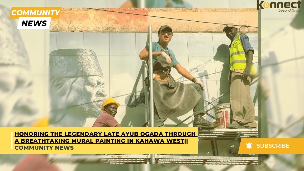 Honoring The legendary late Ayub Ogada through a breathtaking mural ...