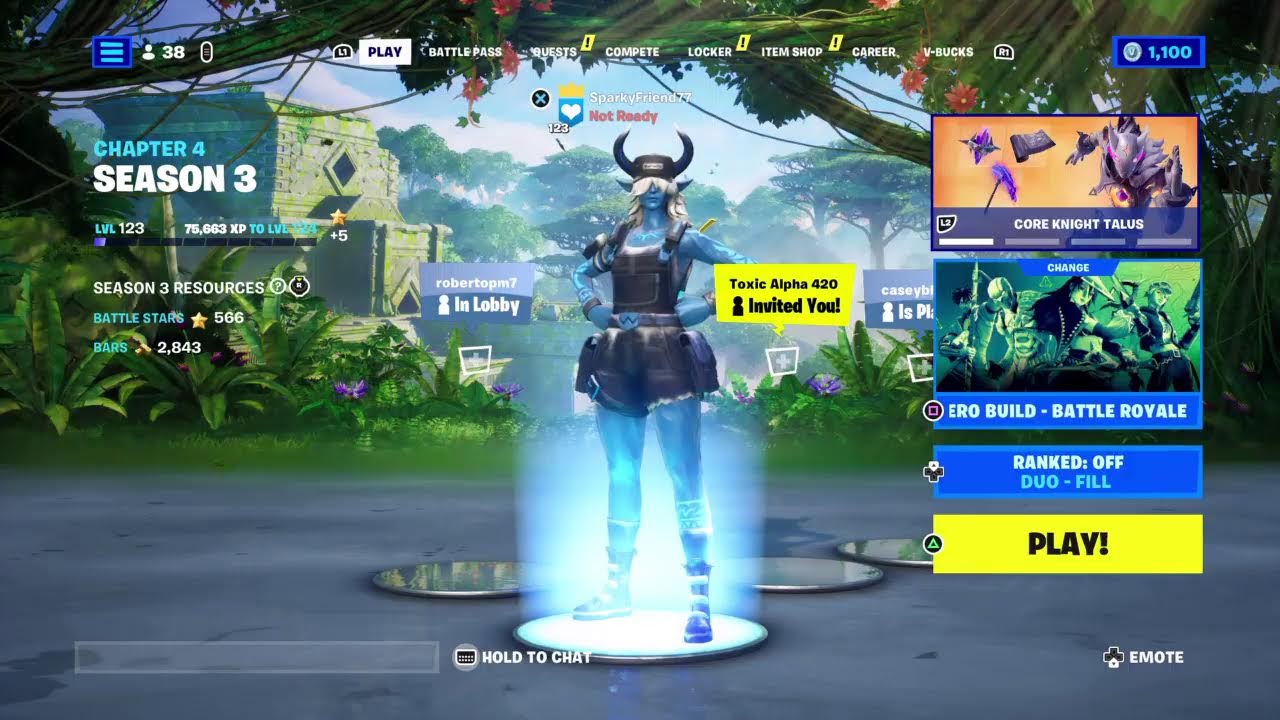 Fortnite Open Lobby Epic:SparkyFriend77 - YouTube