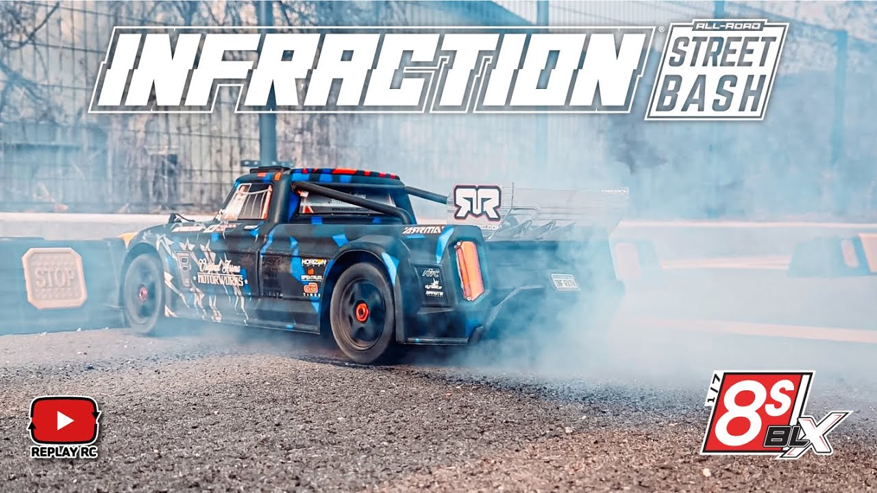 Rc car. ARRMA Infraction 8s | DON’T JUST BASH. BLAST.🔥@ARRMARC - YouTube