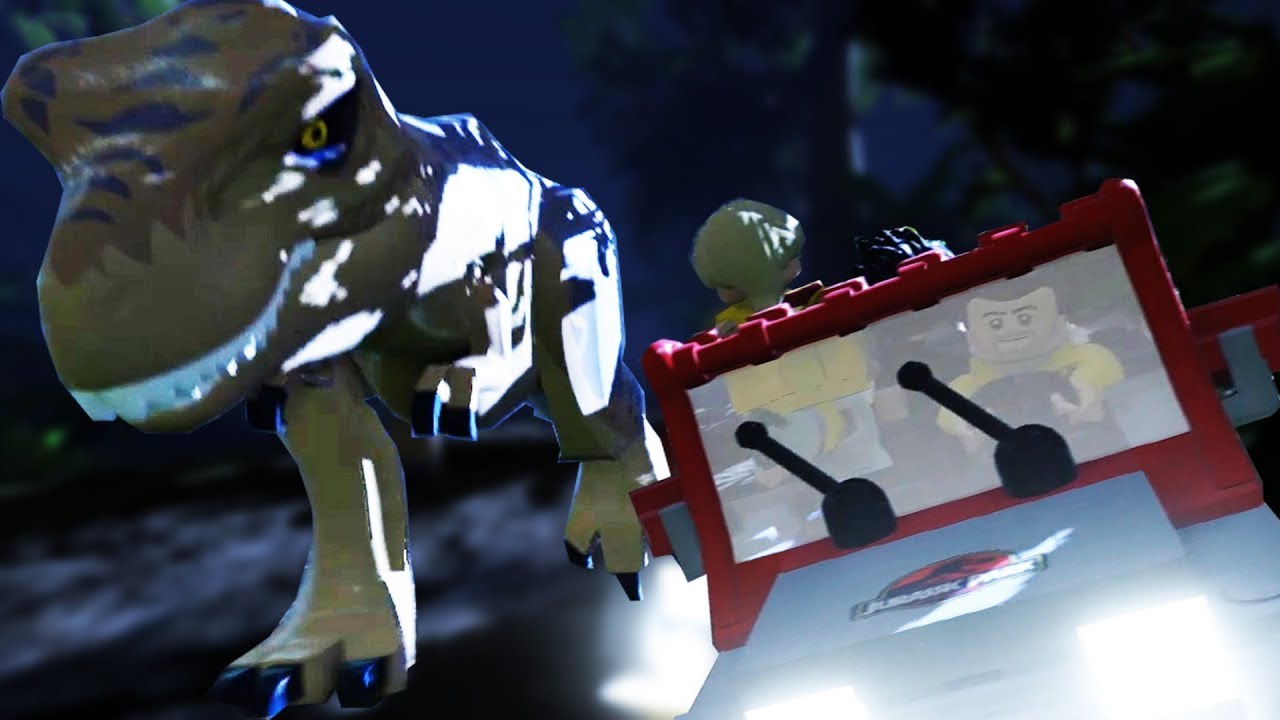 I'M BEING CHASED BY A LEGO T-REX | Lego Jurassic World HD Gameplay #3 ...
