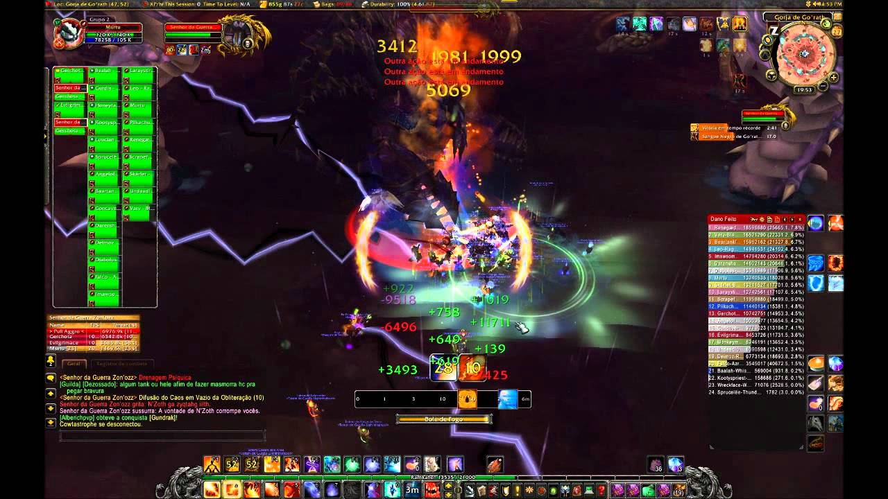 World of Warcraft - Raid Finder Dragon Soul (Alma Dragônica) 25M - Mage ...