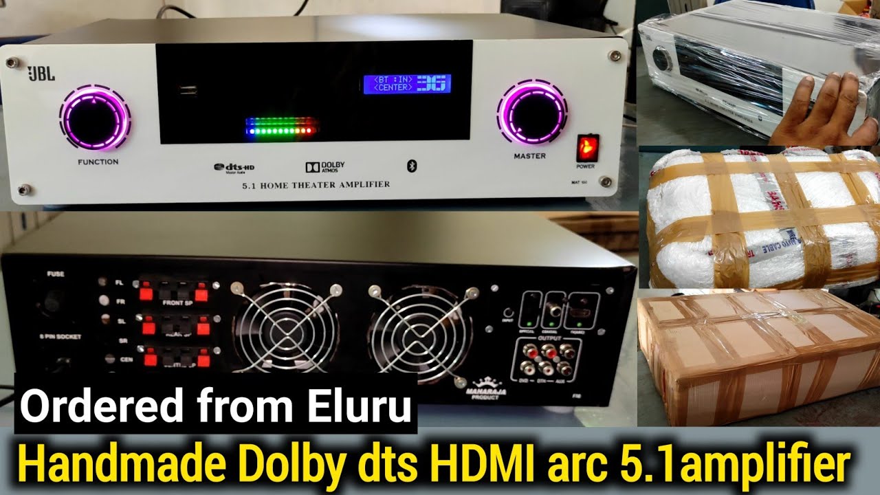 Dolby dts hdmi arc 5.1 amplifier /technical kumar - YouTube