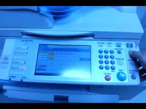 Dissembling a Finisher From a Ricoh Copier - YouTube