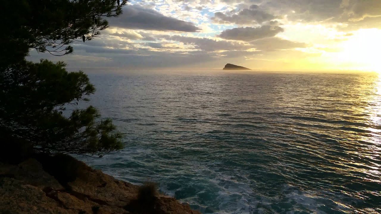 Benidorm Sunset from Punta de Pinet (Ultra HD 4K) - YouTube
