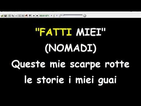 Nomadi - Fatti miei (Karaoke Devocalizzata) - YouTube