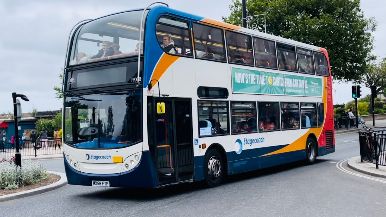 Stagecoach Bus Grimsby/Cleethopres 19073 On 9 From North Sea Lane To ...