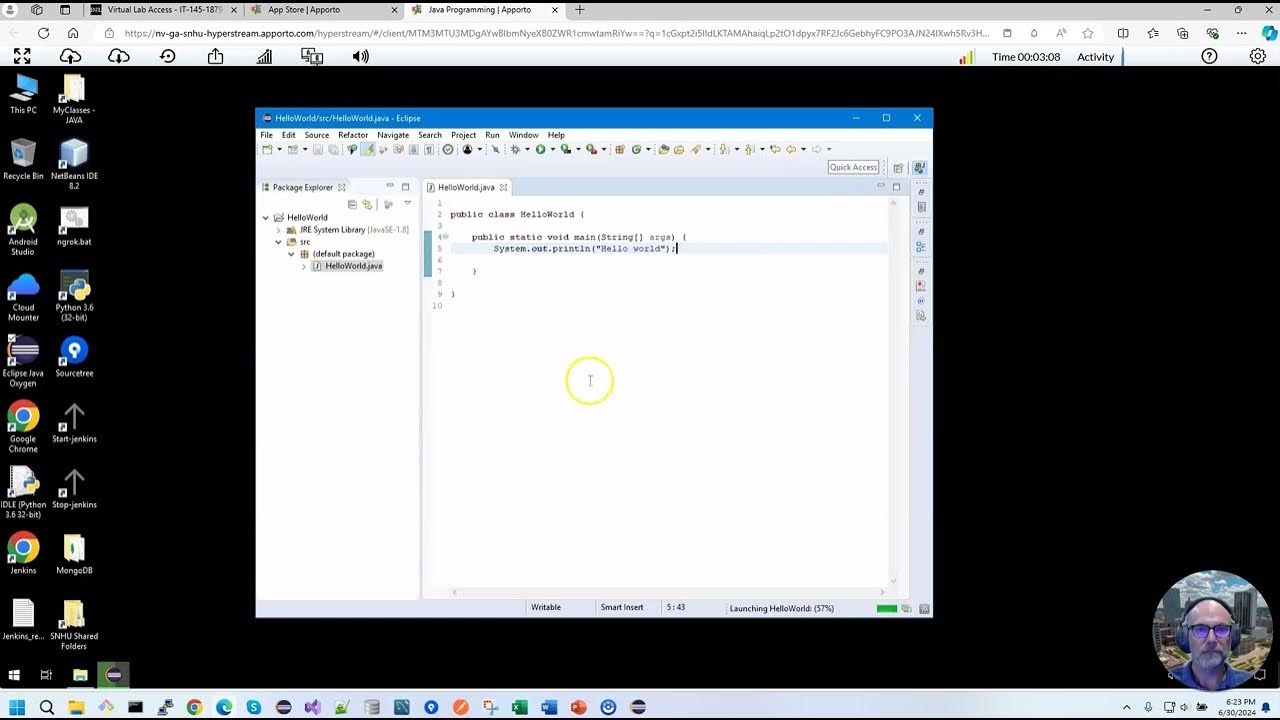 SNHU IT 145 - Apporto IDE - YouTube