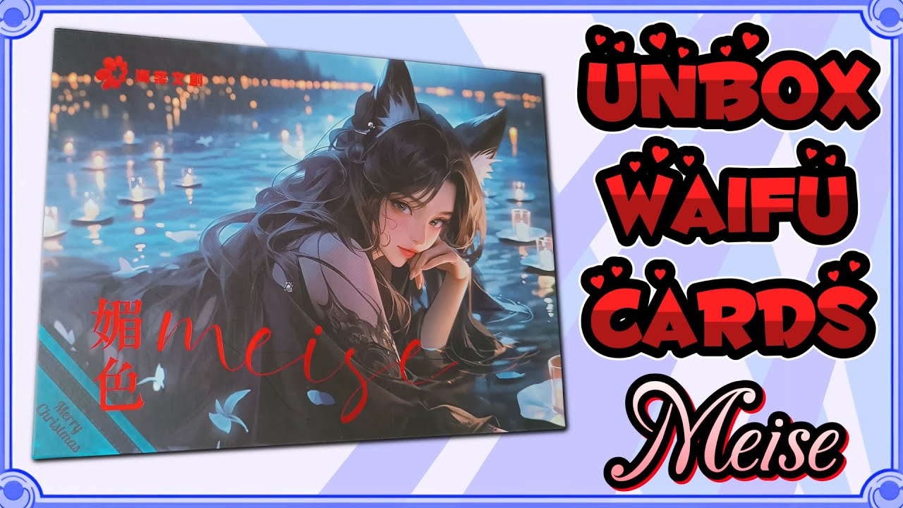 Abri uma box de cards de Waifu, da coleção Meise #waifu #goddessstory # ...