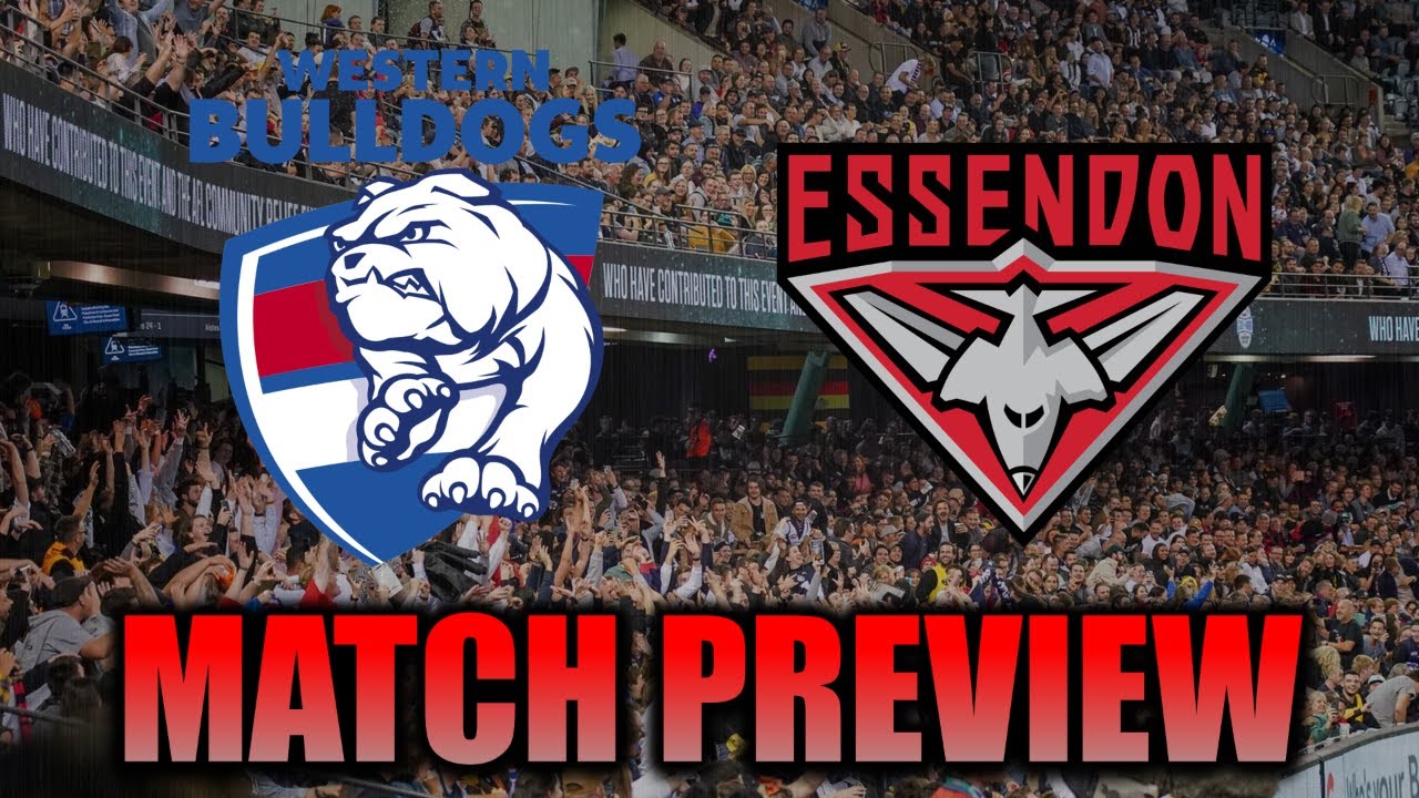 Essendon v Bulldogs Round Five Preview + Prediction - YouTube