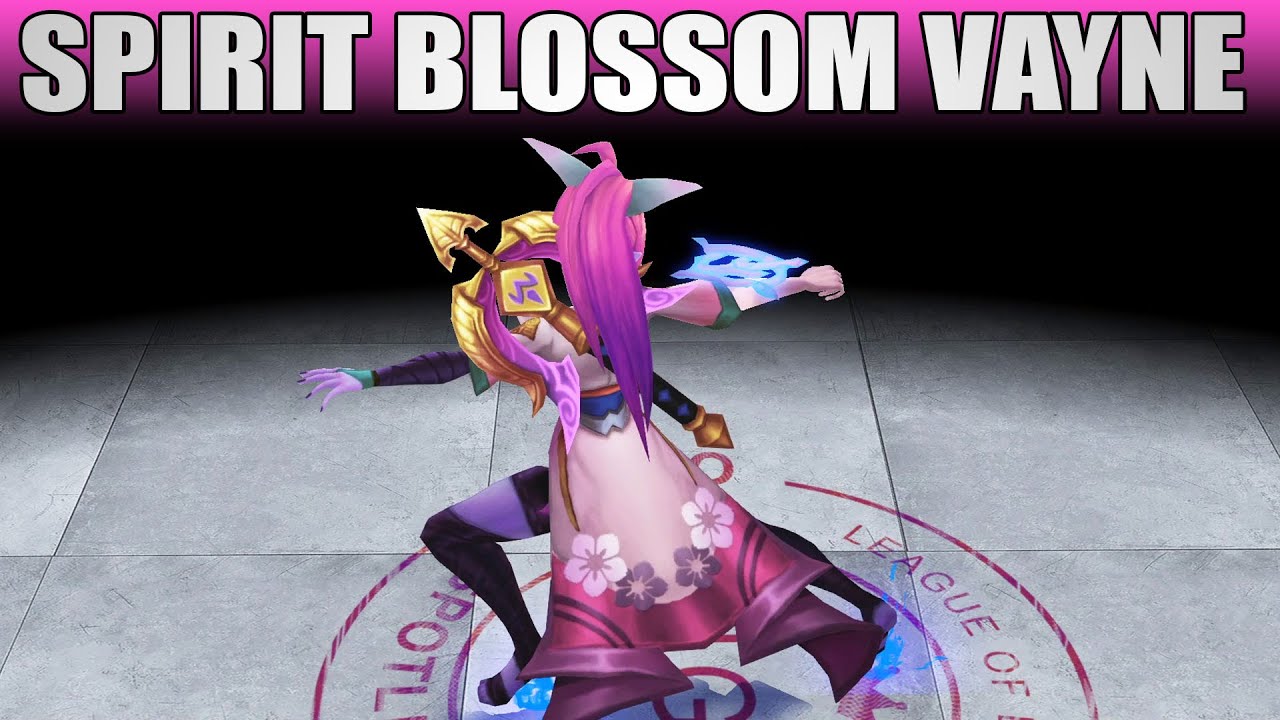 Spirit Blossom Vayne Rose Quartz Chroma - League Of Legends - YouTube