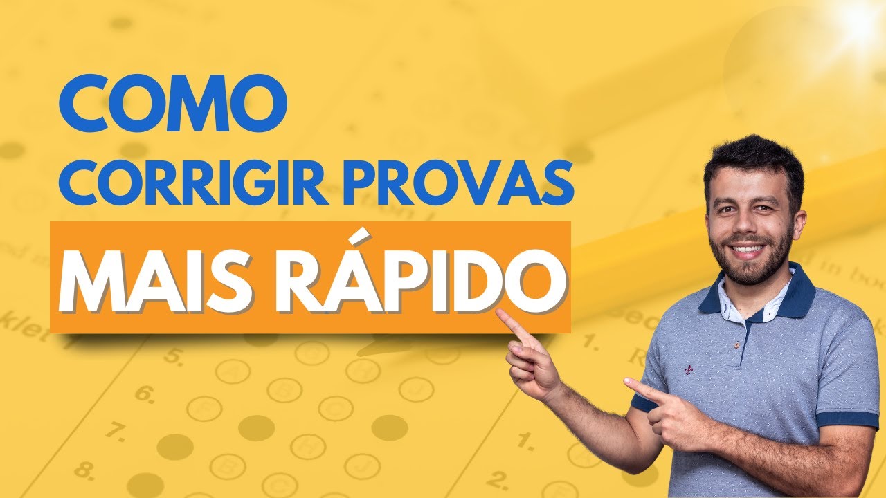 Como corrigir provas mais rápido - YouTube