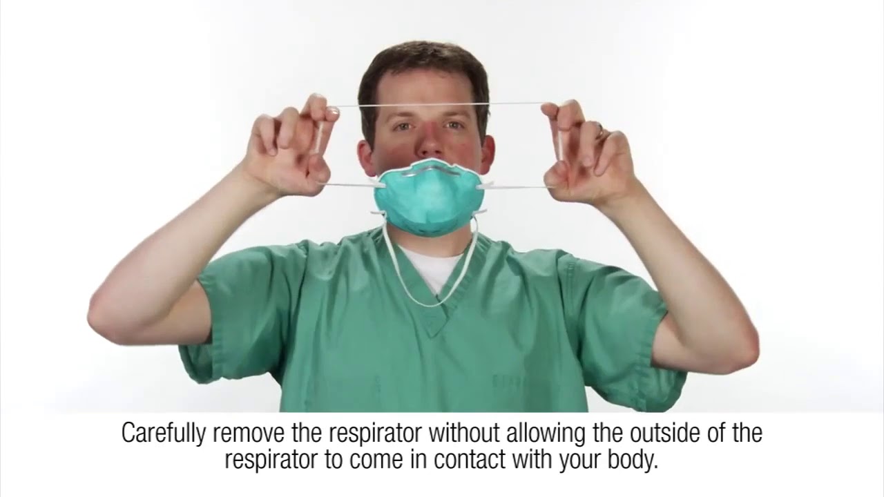 Medical Respirators N95 Fitting Instructions 3M Health Care Respirator ...