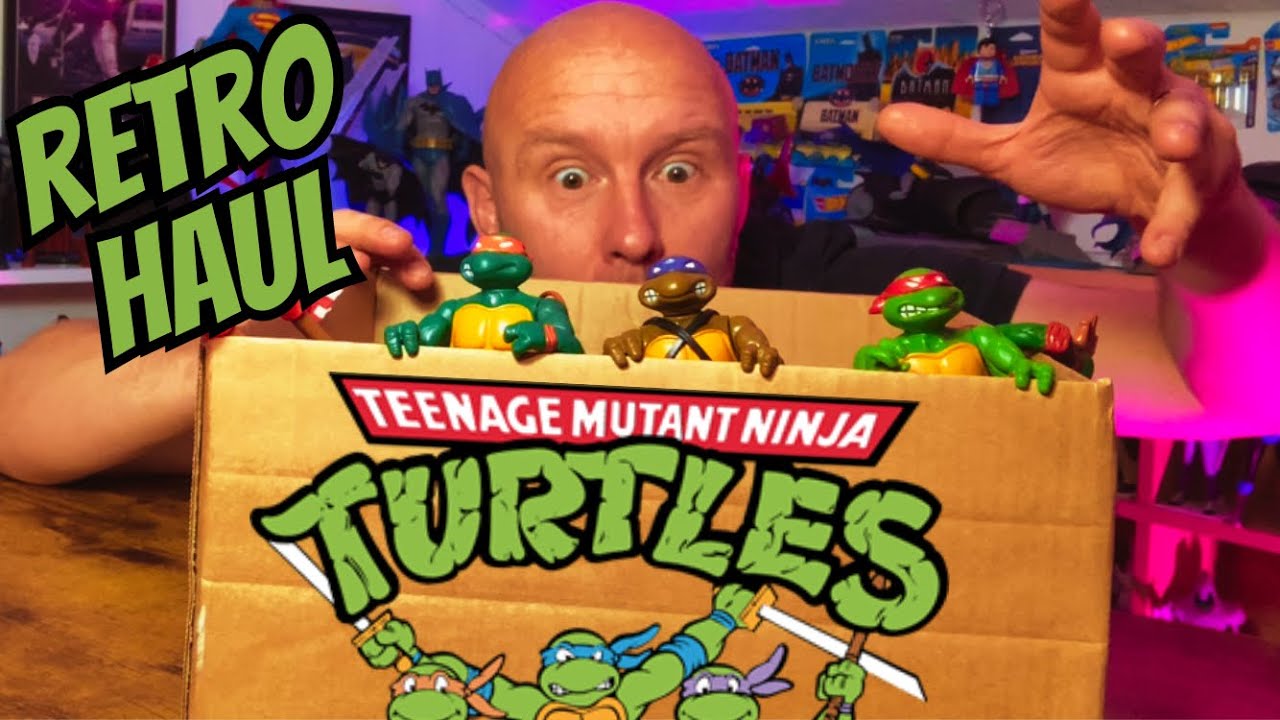 Mystery Box Of Retro Teenage Mutant Ninja Turtles Toys - YouTube