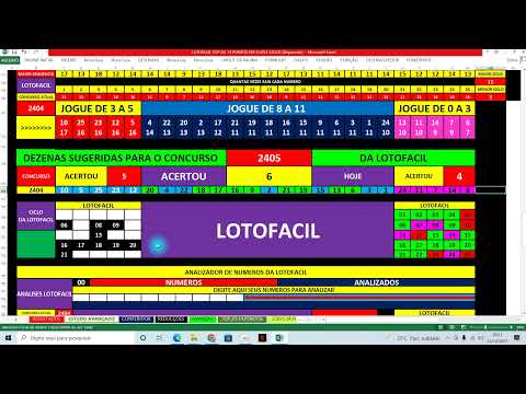 LOTOFACIL 2405  OQUE ACONTECEU COM A LOTOFACIL