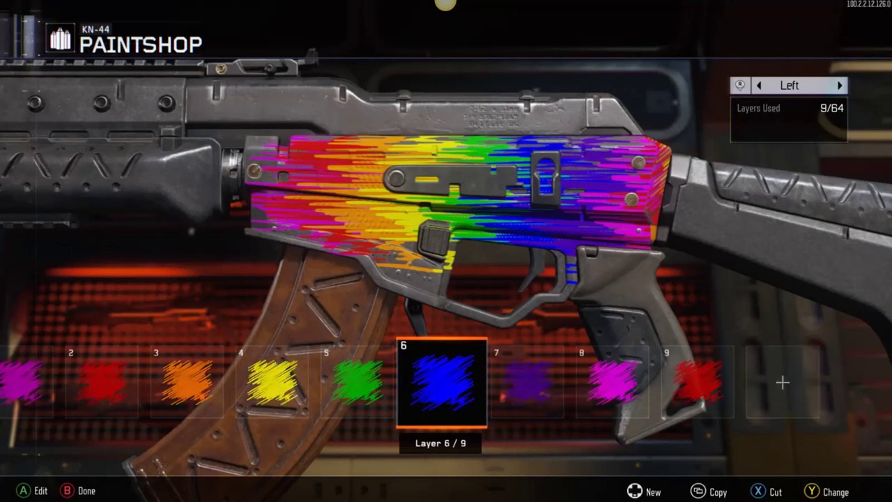 My First Custom Rainbow Gun Camo on BO3 Zombies - YouTube