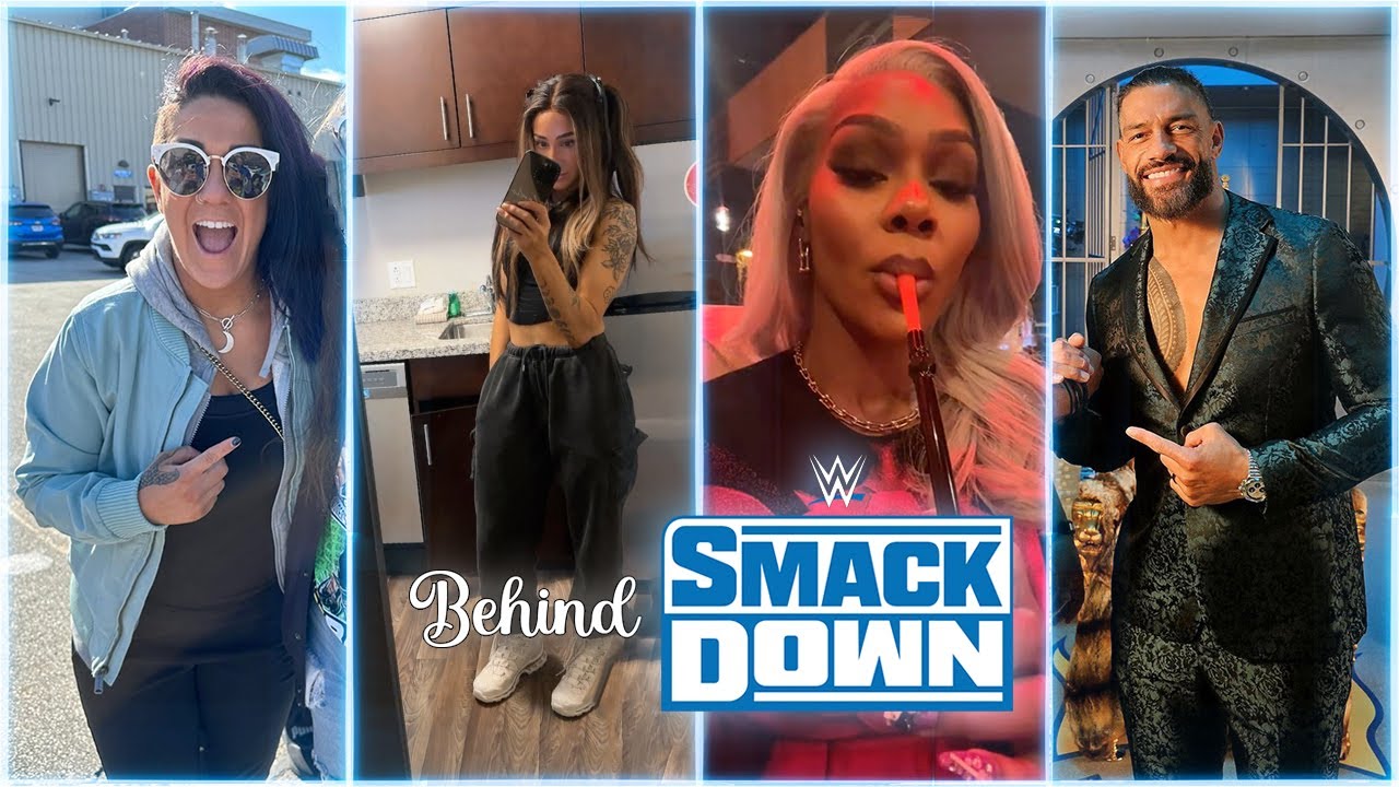 Behind SMACKDOWN (part 2) | WWE Superstars Behind the Scenes (Bayley ...