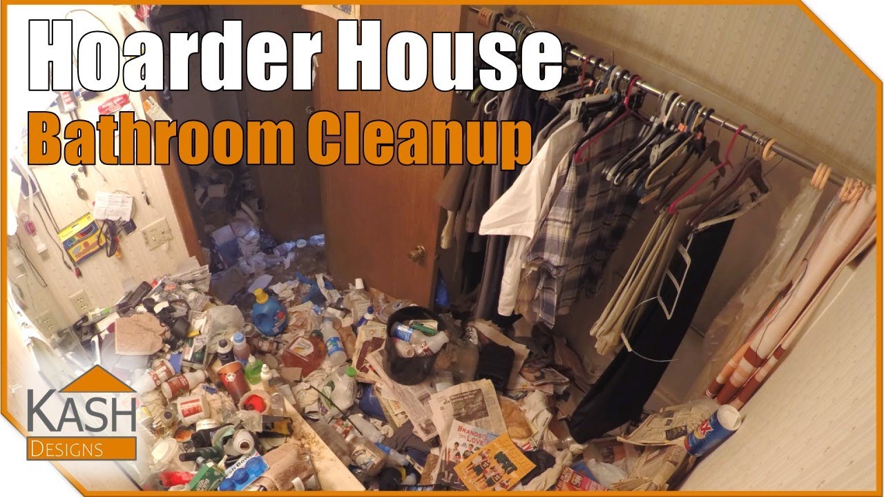 HOARDER Bathroom Extreme Speed Clean! 🚽💩 - Time-Lapse DIY - YouTube