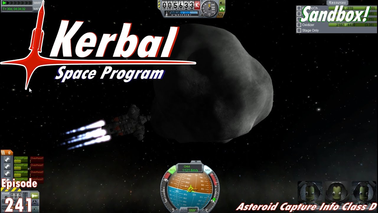 KSP - Ep. 241 - Asteroid Capture Info (Class D) - YouTube