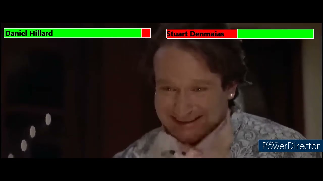 Mrs Doubtfire 1993 Dinner disaster with Healthbars - YouTube