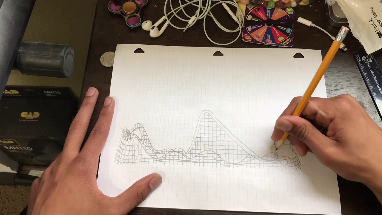 Drawing An RMC hybrid coaster - YouTube