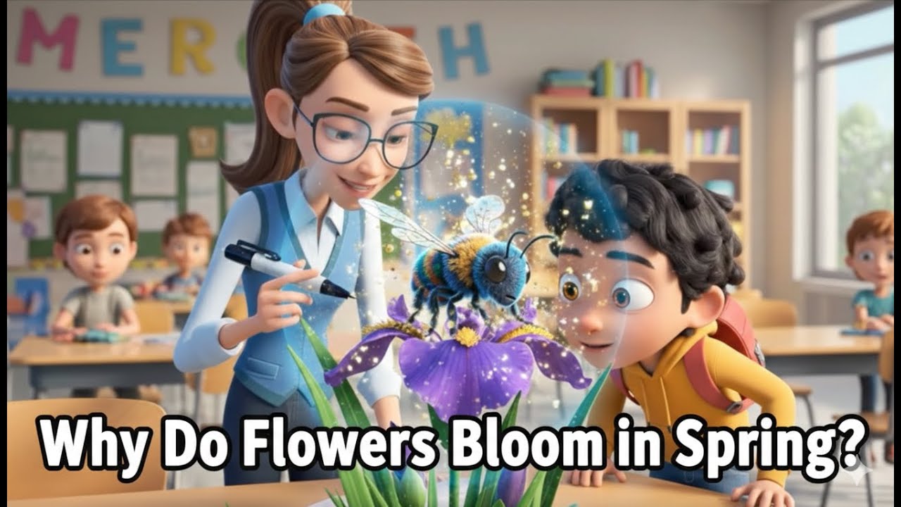 Why Do Flowers Bloom in Spring? | Simple Science for Kids - YouTube