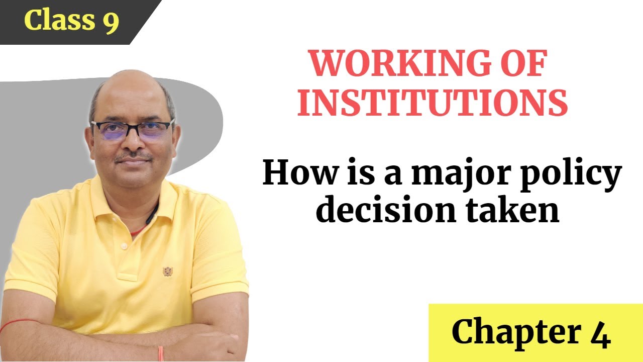 How is a major policy decision taken | Office Memorandum |Working of ...