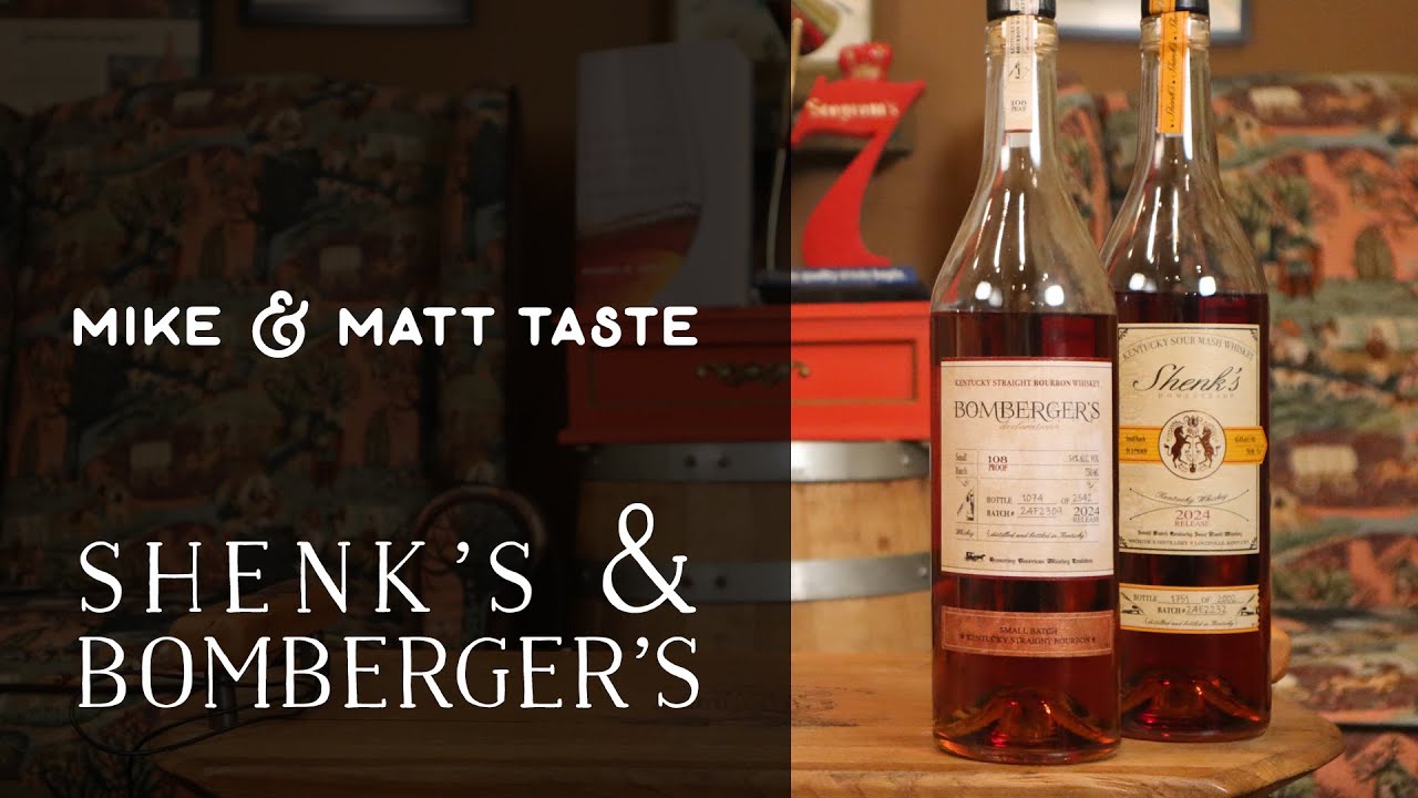 Mike and Matt taste 2024 Bomberger's Bourbon and Shenk's Sour Mash ...