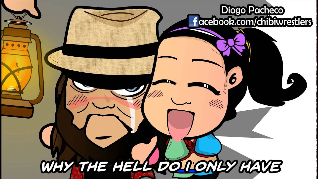 Chibi Wrestlers - HappyScary Dean Ambrose Escapes The Room! (WWE Parody ...