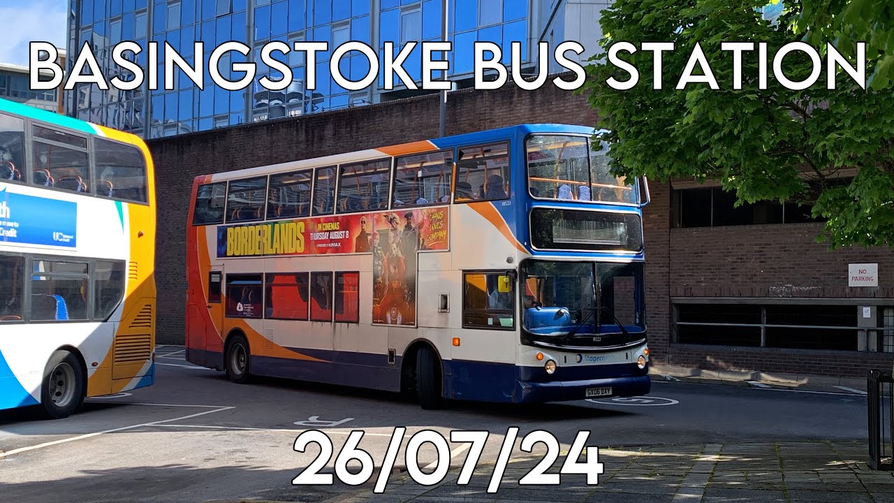 Basingstoke Bus Station - 26/07/24 - YouTube