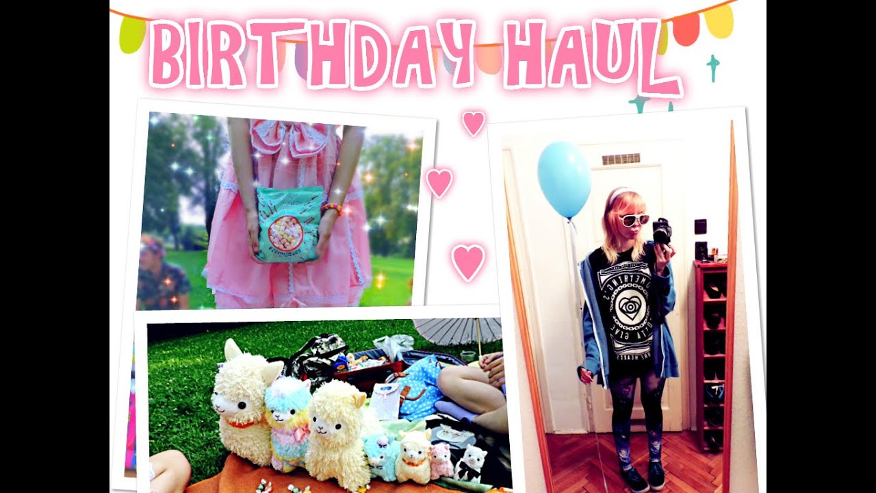 BIRTHDAY HAUL (2015) - YouTube