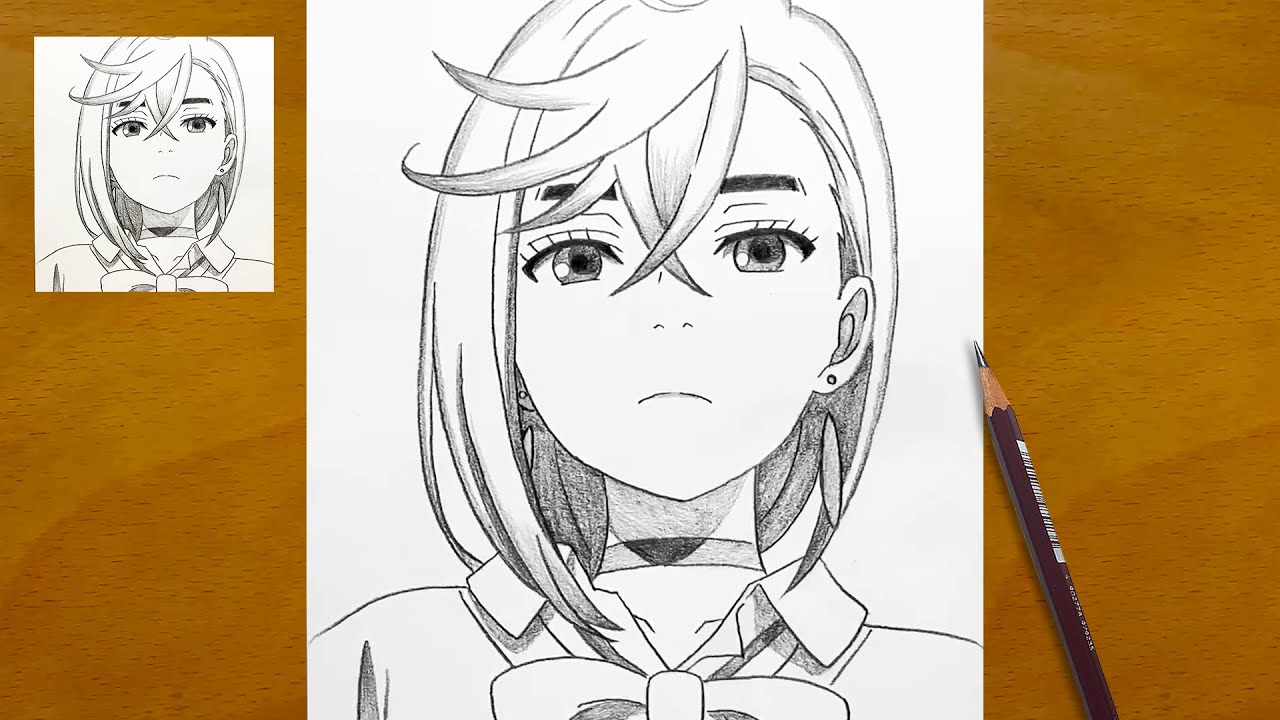 How to Draw Ayase Momo Step by Step || Beautiful Anime Girl Drawing ...