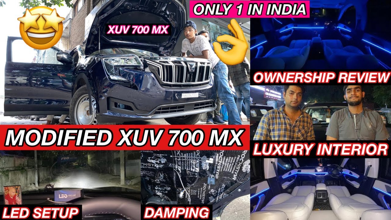 XUV700 MX FULL MODIFIED XUV700 MX TO AX7L XUV700 FULL LUXURY INTERIOR ...