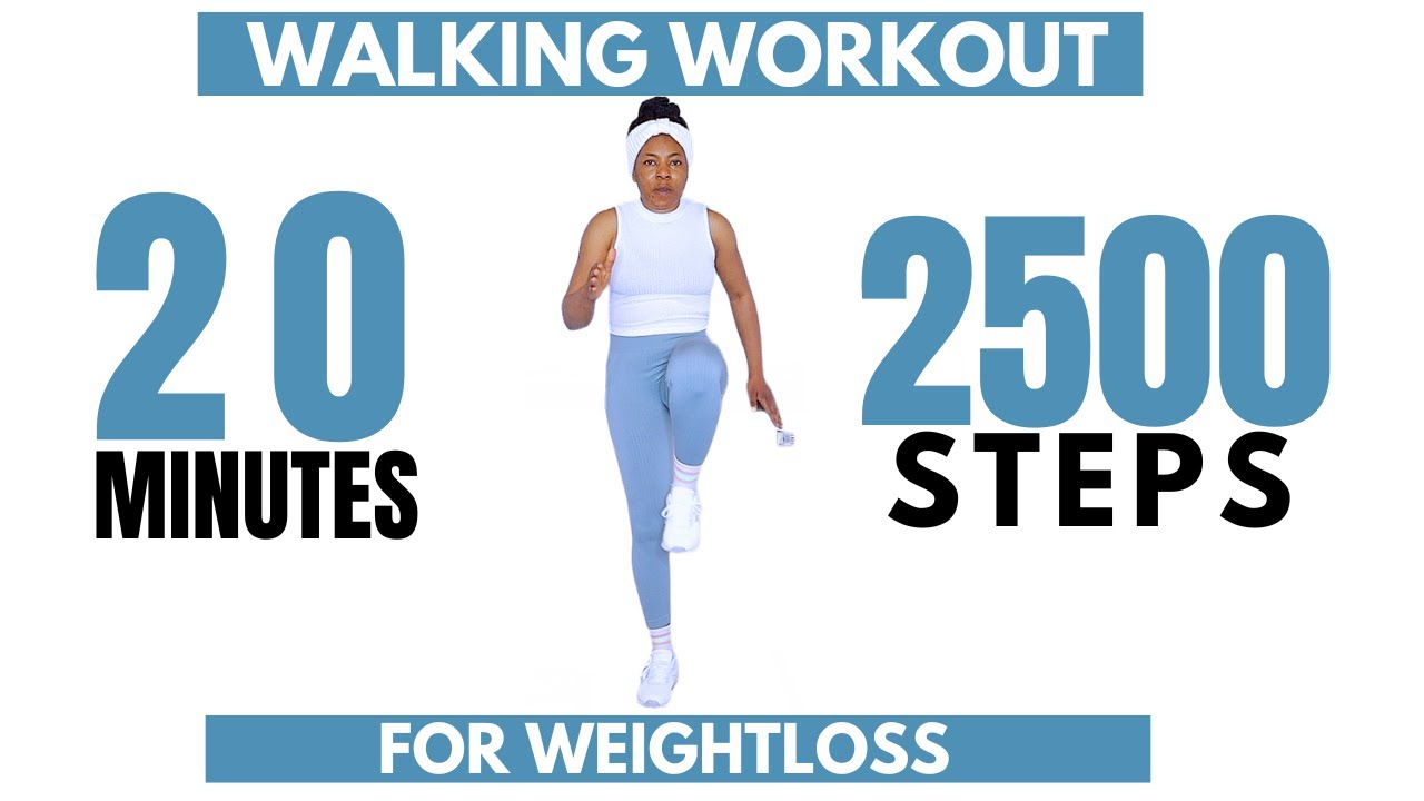 20 Minutes Walking Workout for Weightloss for Women - YouTube