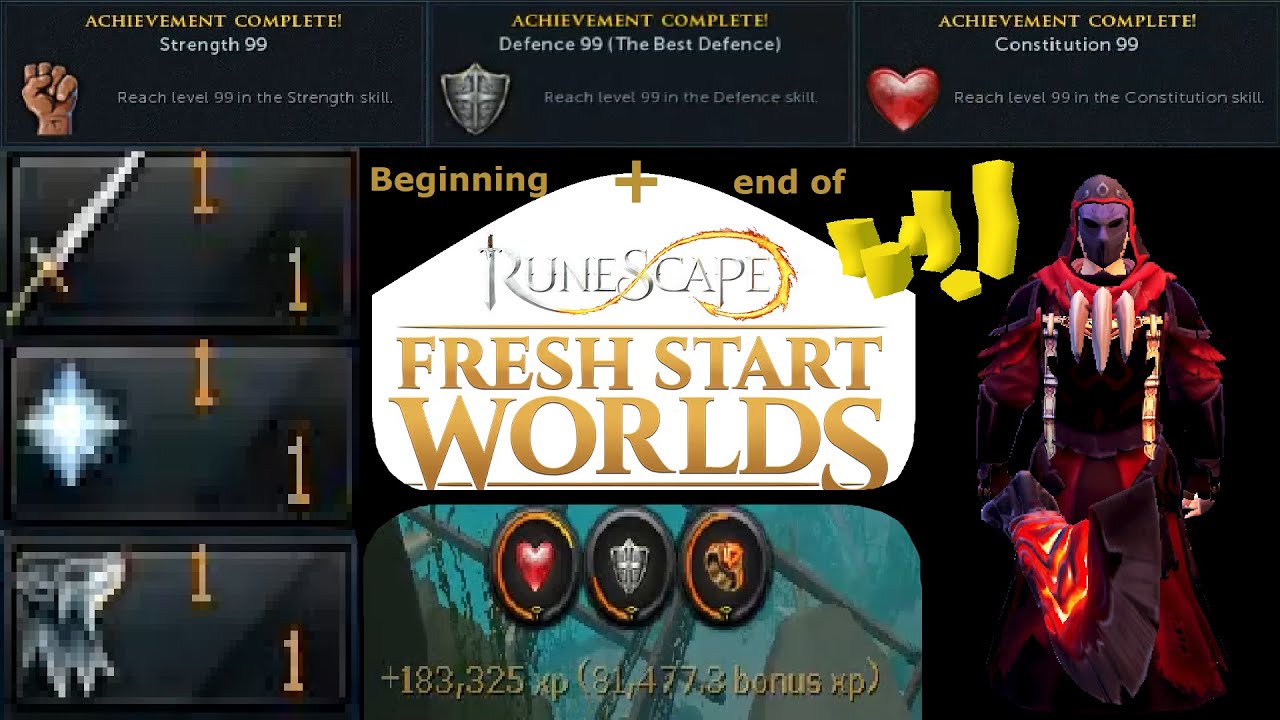 Fresh start worlds on a low level strength pure build then levelling ...