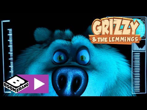 Grizzy i lemingi | Dronowa bitwa | Cartoonito