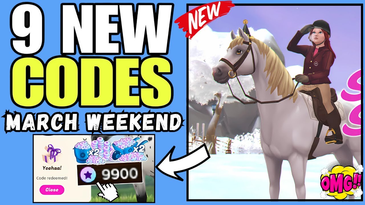 ⚡MARCH WEEKEND CODES⚡STAR STABLE REDEEM CODES 2025 - SSO CODES STAR ...