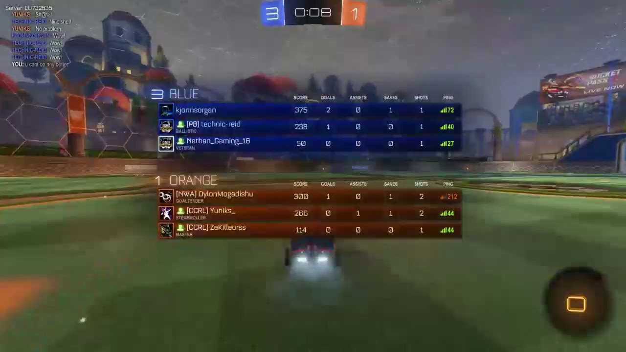 Rocket League Live Comp practice with Diamond Rank Caden! - YouTube