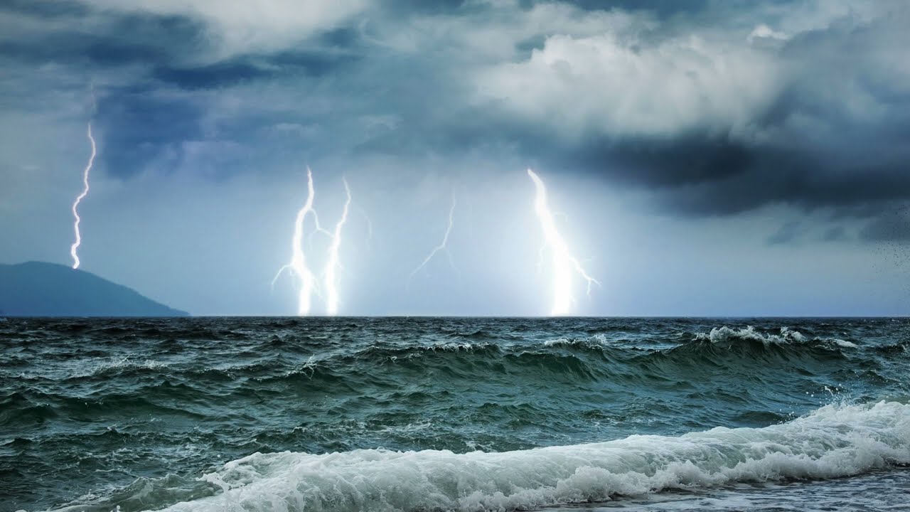 🎶MELLOW MONDAY! Tempest Serenity: Captivating Ocean Storms Harmonized ...